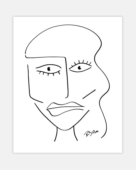 asymmetrical drawing